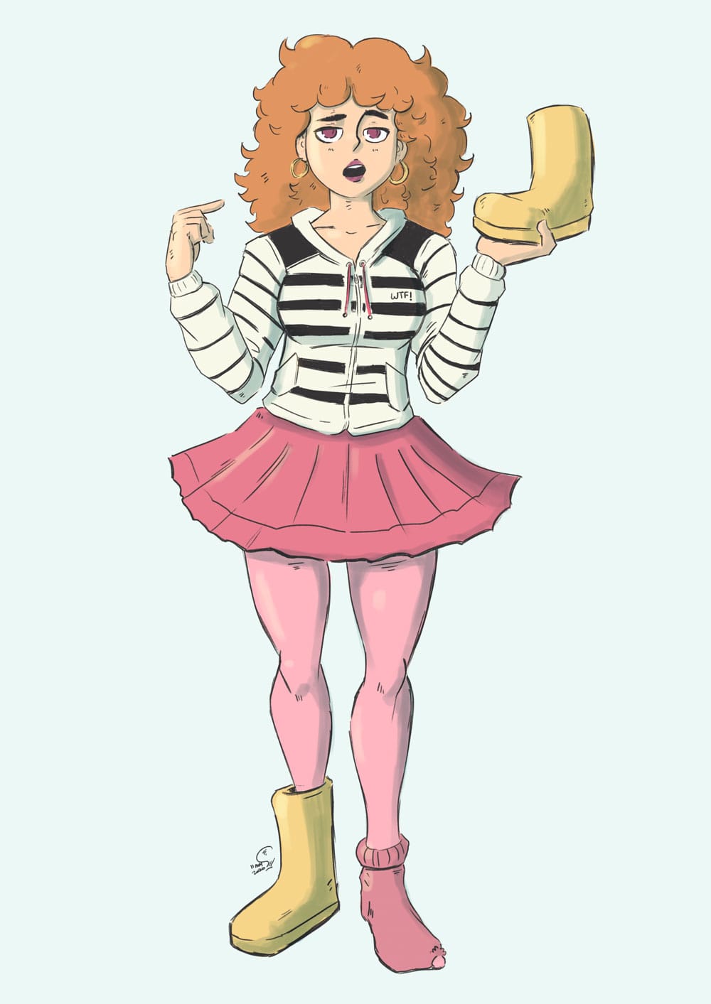 April characters Elgraphy - Illustrations ART street