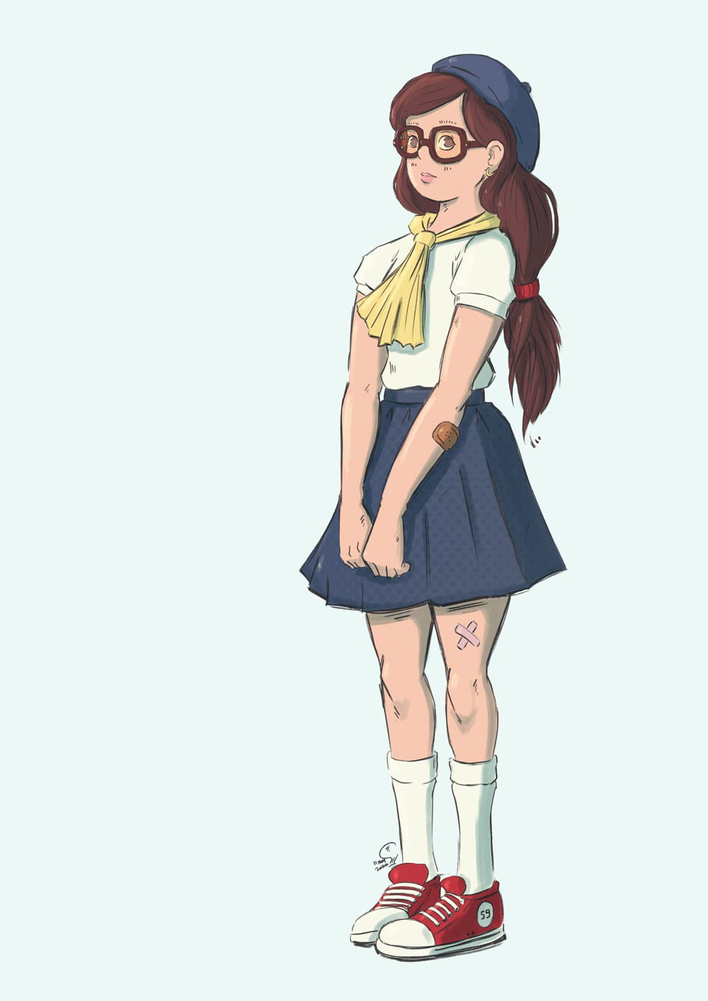 April characters Elgraphy - Illustrations ART street