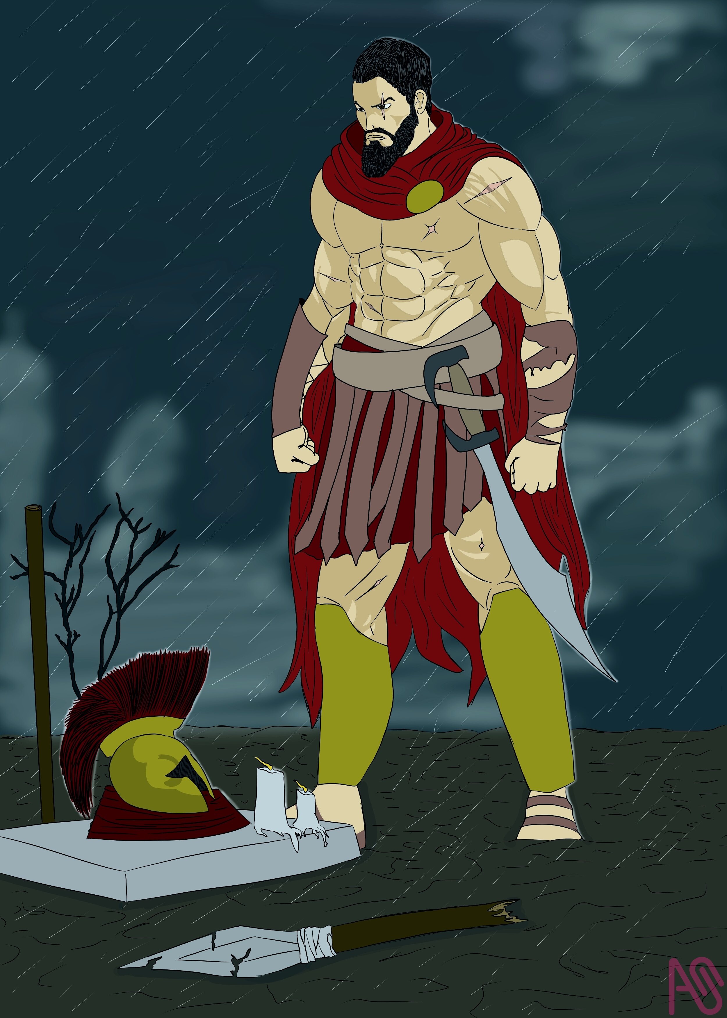 Leonidas Darkknight2001 - Illustrations ART street