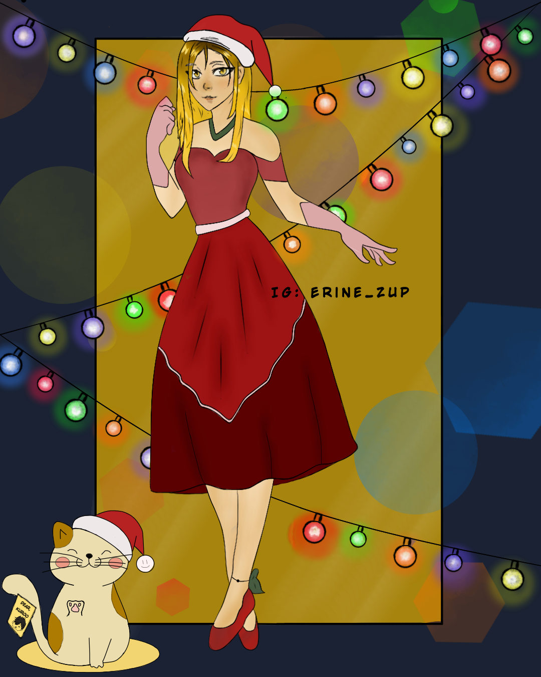 Kenma Kozume Girl Version (Xmas Theme!) エリン - Illustrations ART street