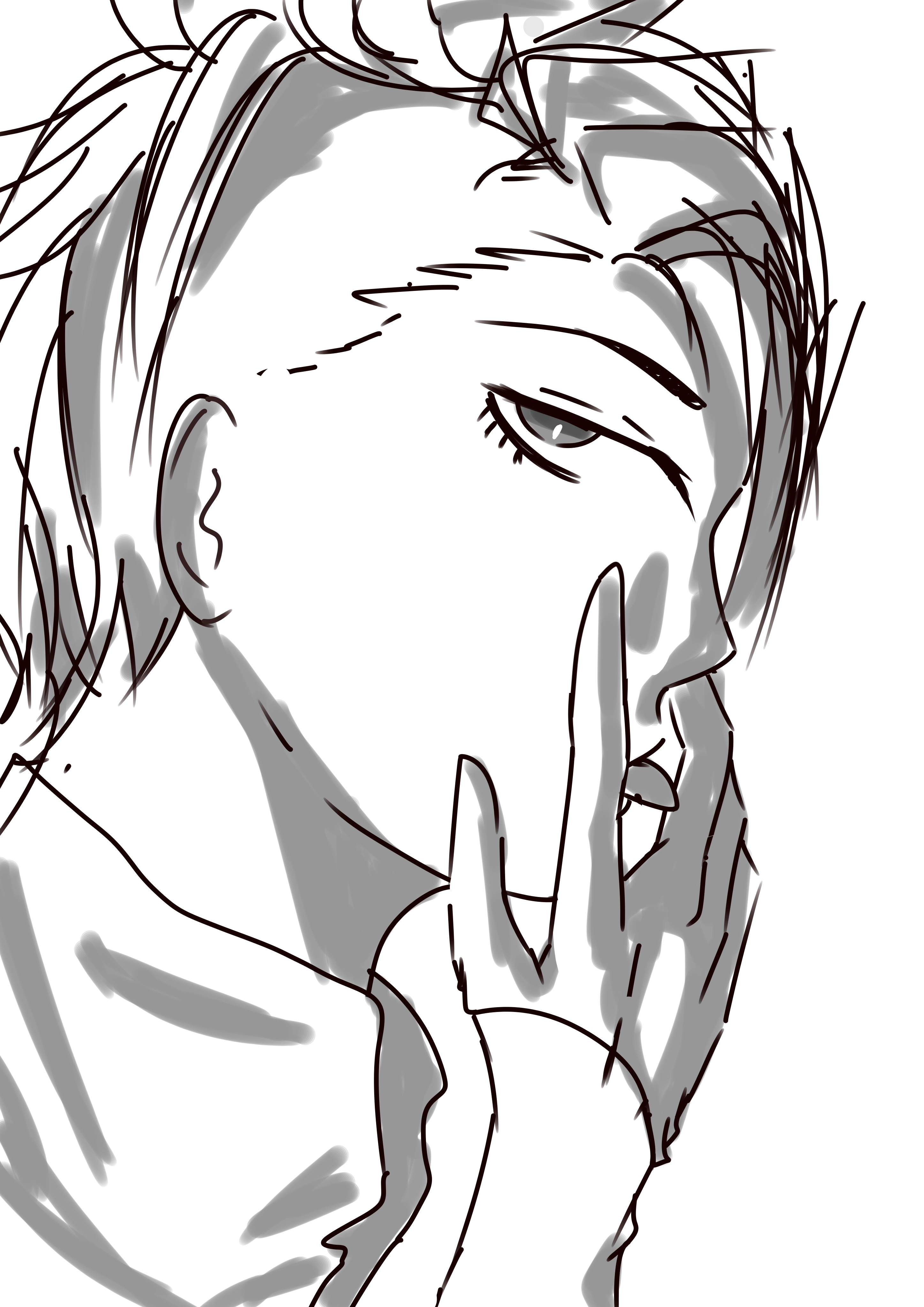 Black and white sunpai_hyung - Illustrations ART street