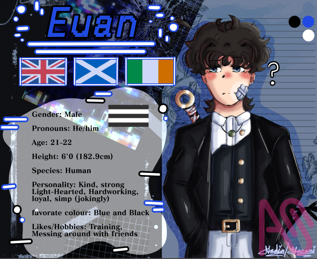 About Euan :D 𝒩𝑜𝓏𝑜𝓂𝒾 - Illustrations ART street