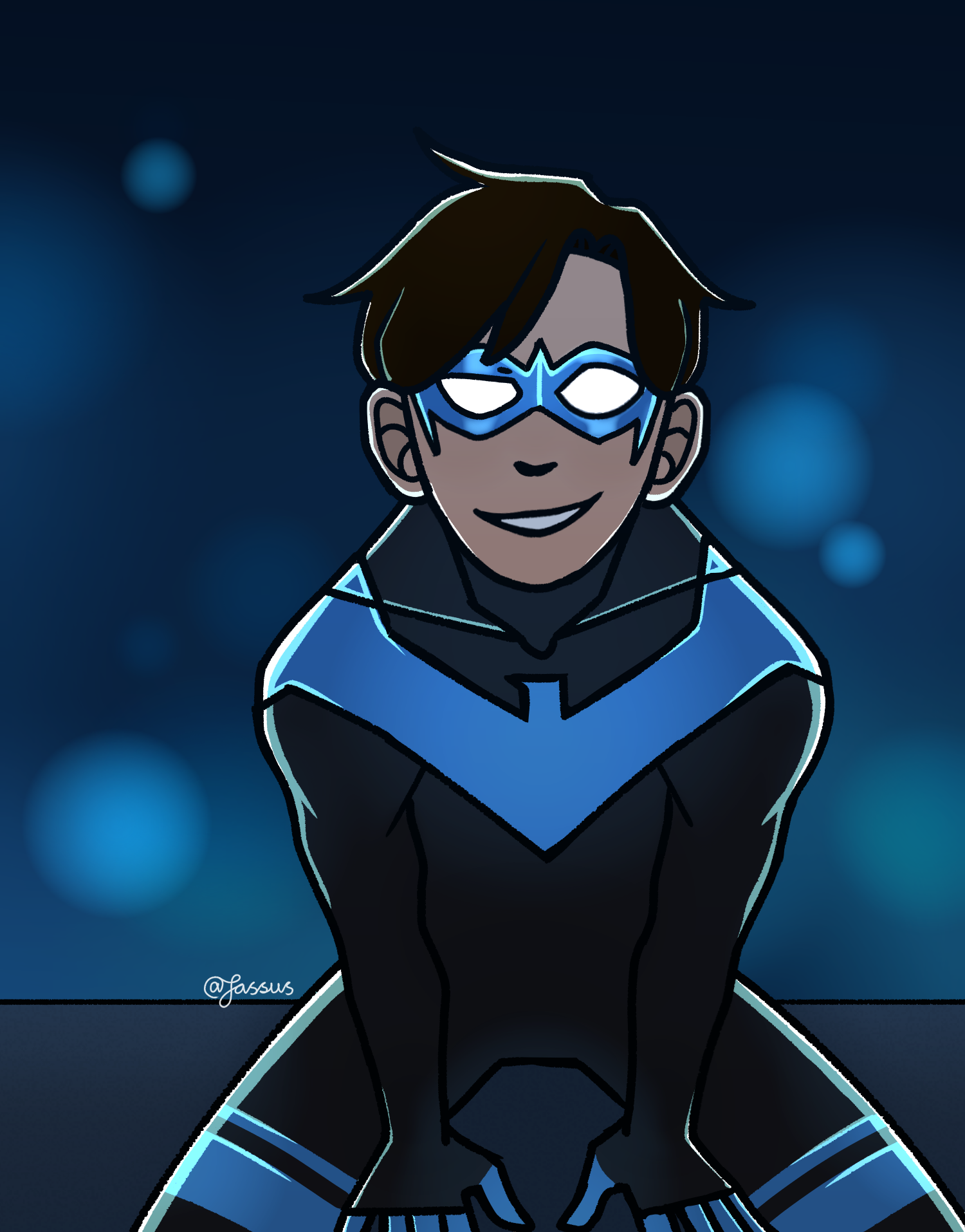 Young Justice Nightwing Fan Art
