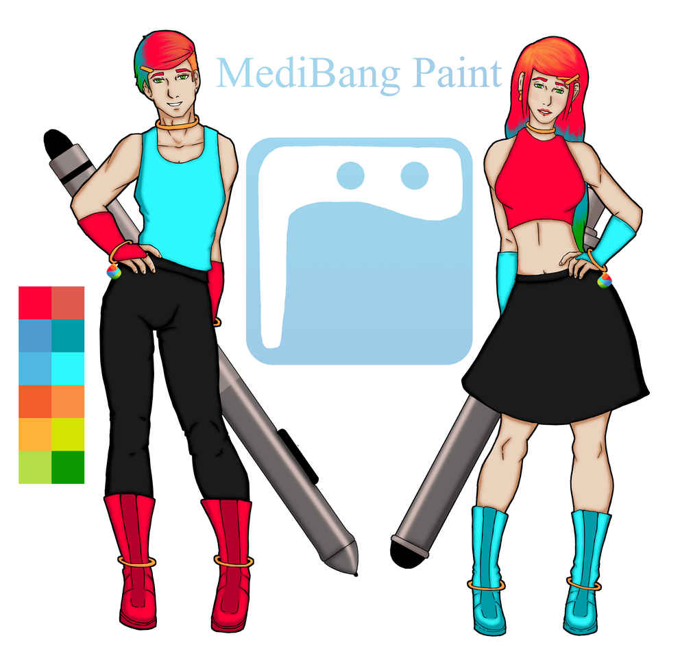 Medi and Bang StarryDevil - Illustrations ART street