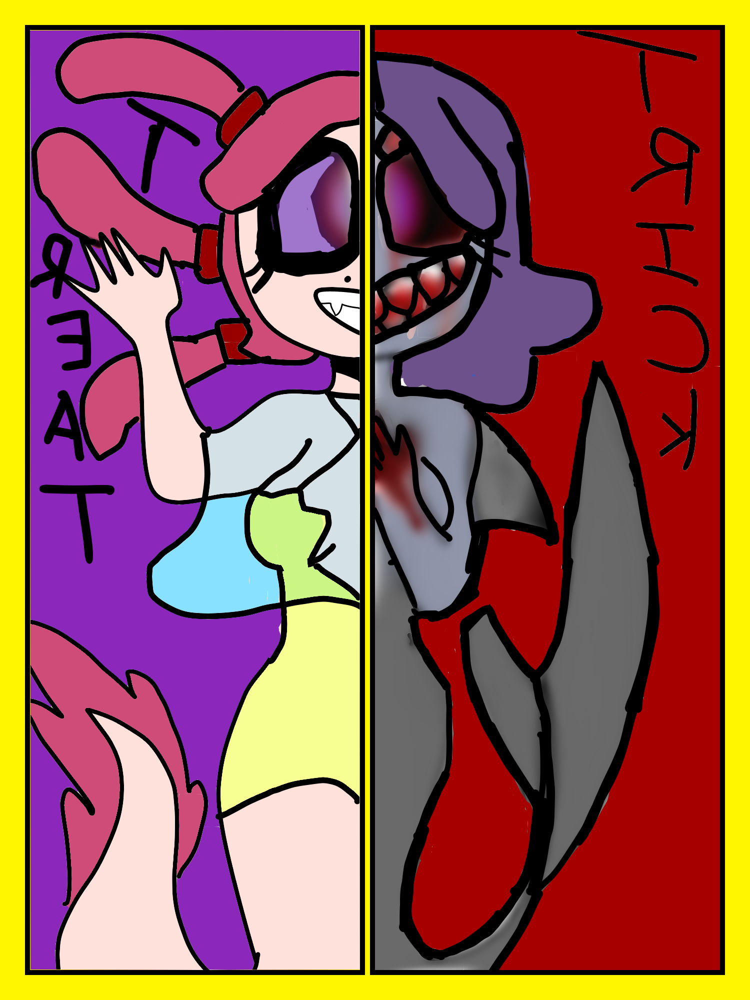 Trick or Treat? Choose One! Wind Fish - Illustrations ART street