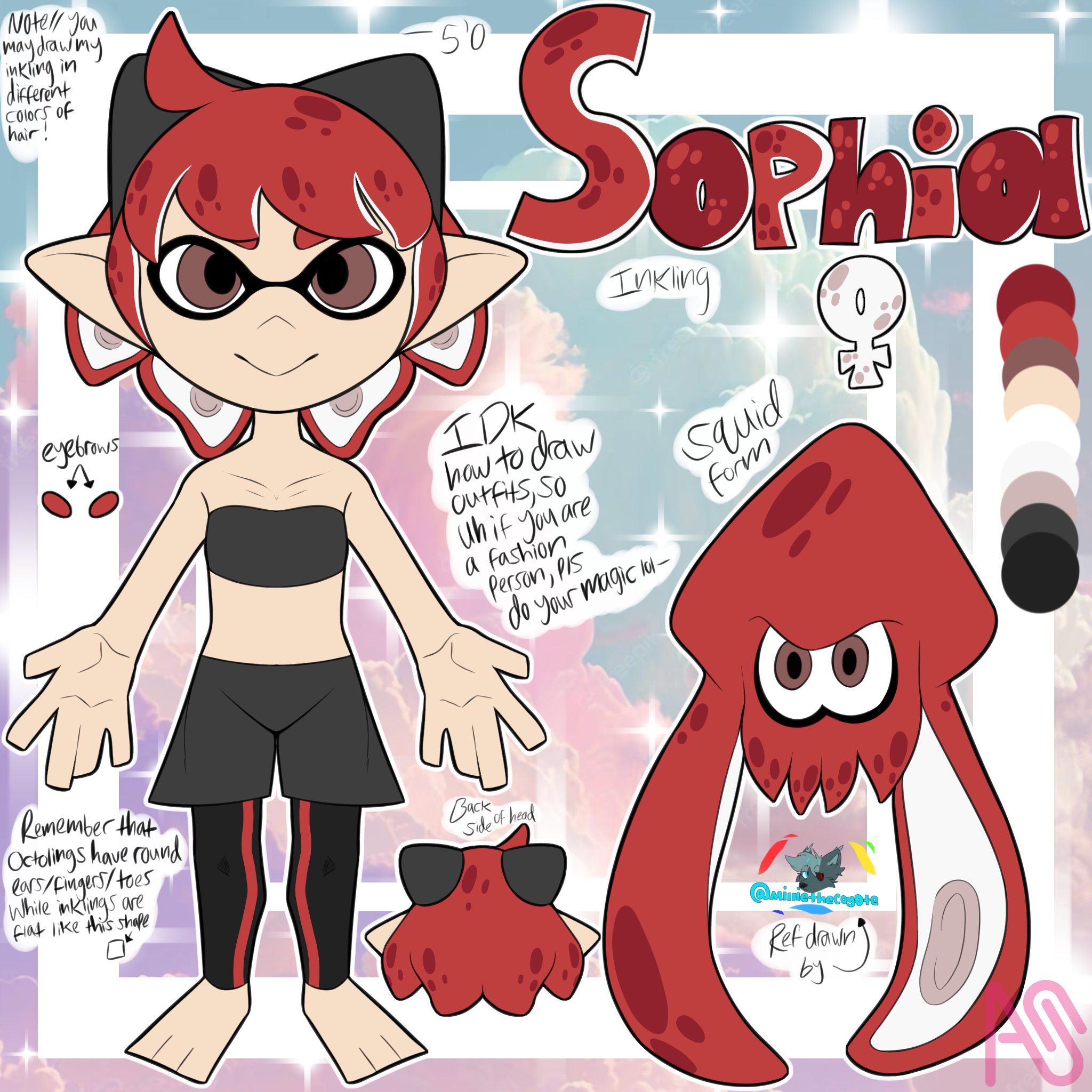 Me in 3 versions MillieTheCoyote - 插图 ART street