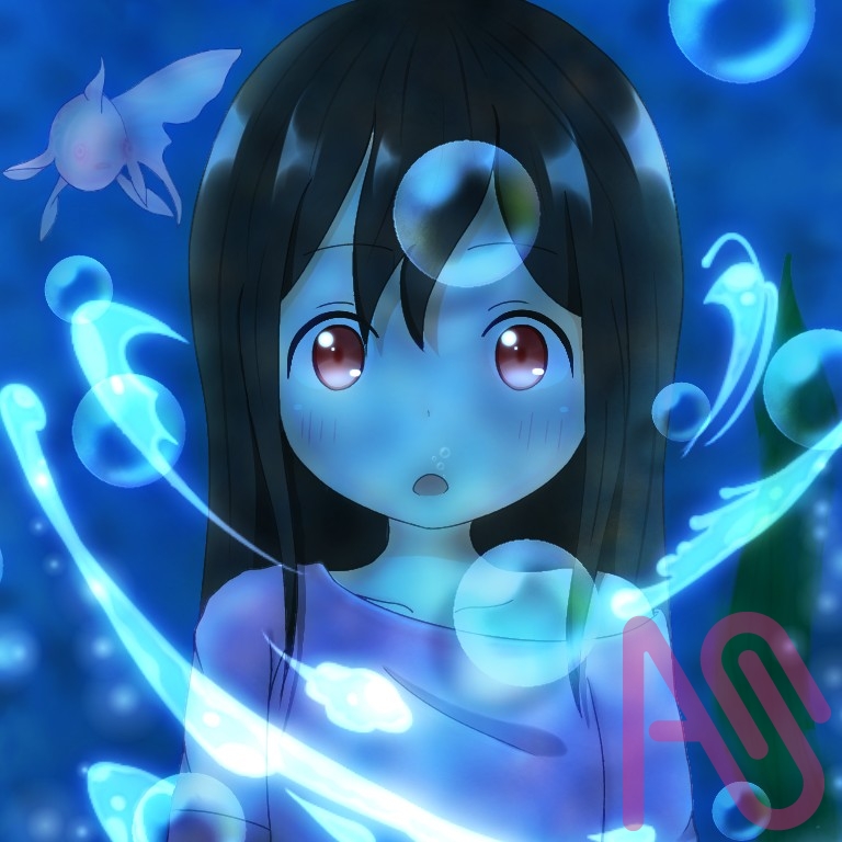 Anime girl Nirashi - Illustrations ART street