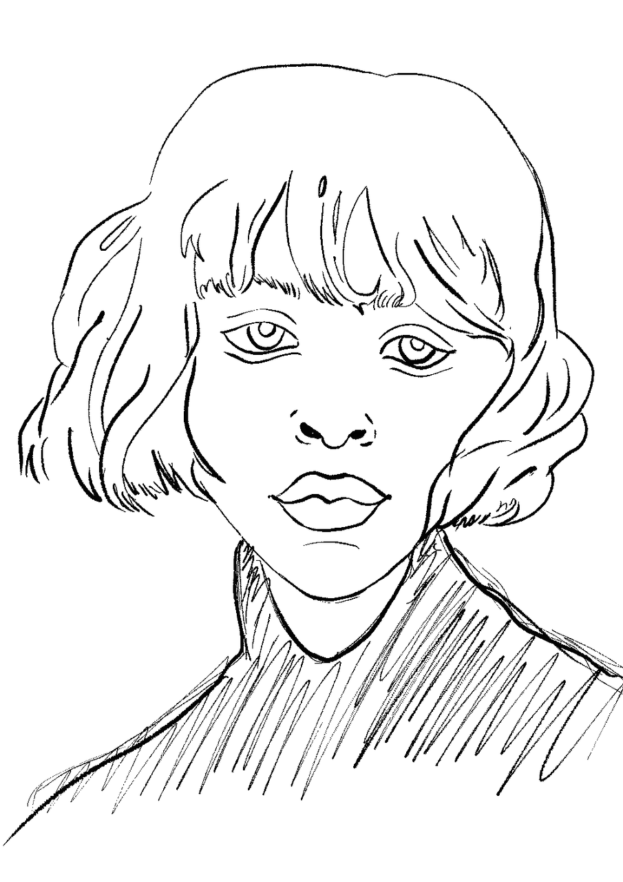 Portrait of a random Pinterest girl/woman DarkUnicorn - Illustrations ...