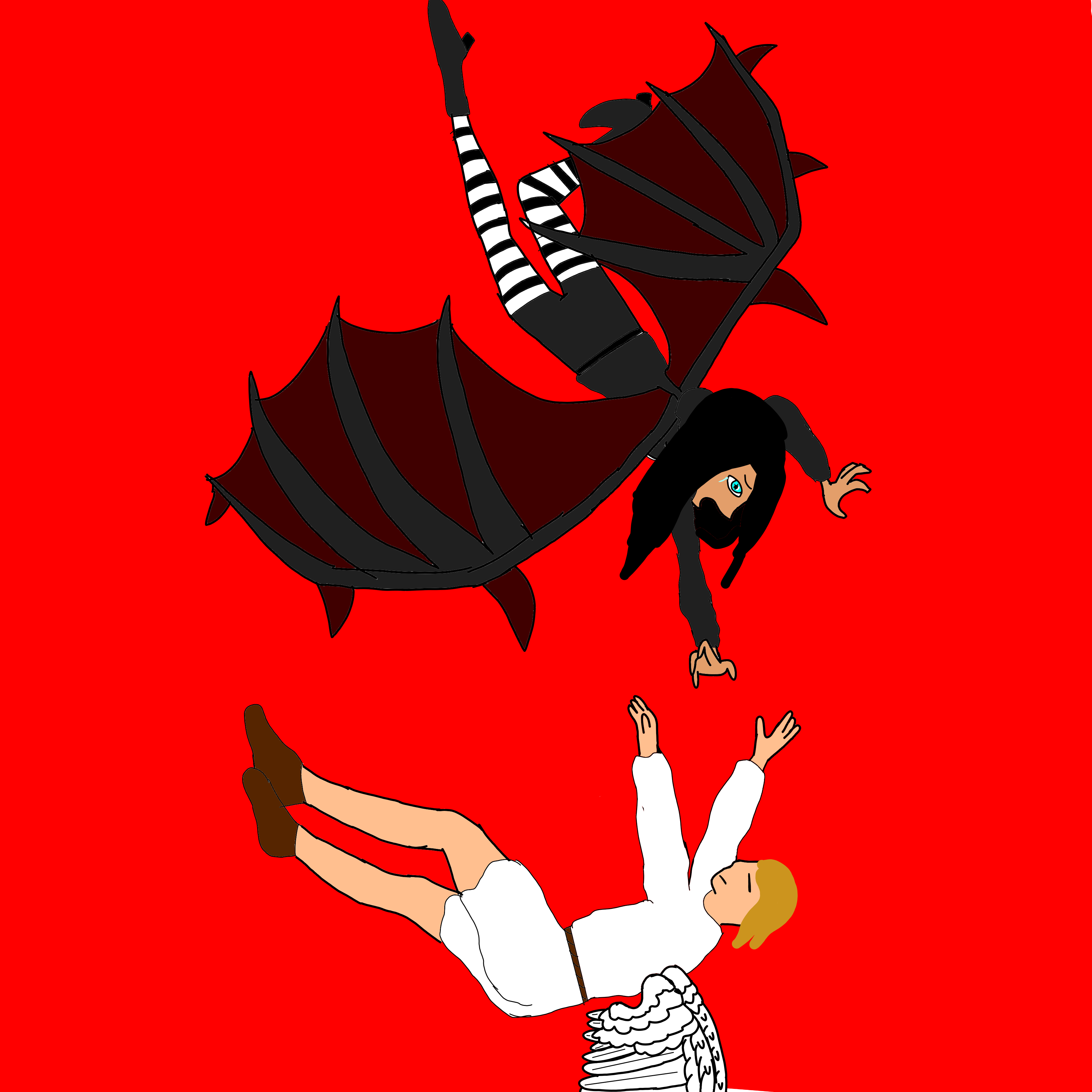 Angel x Demon Milliebluegames - Illustrations ART street