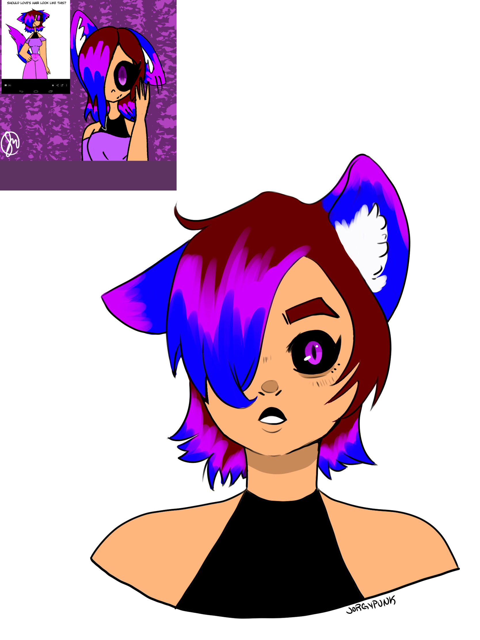 drew a random oc JorgyPunk - 插图 ART street