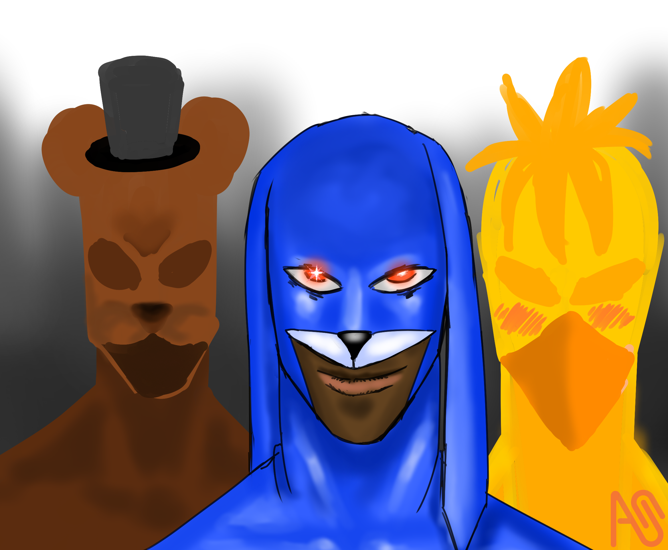 M trio disguised. not finished MVTK_art - Illustrations ART street