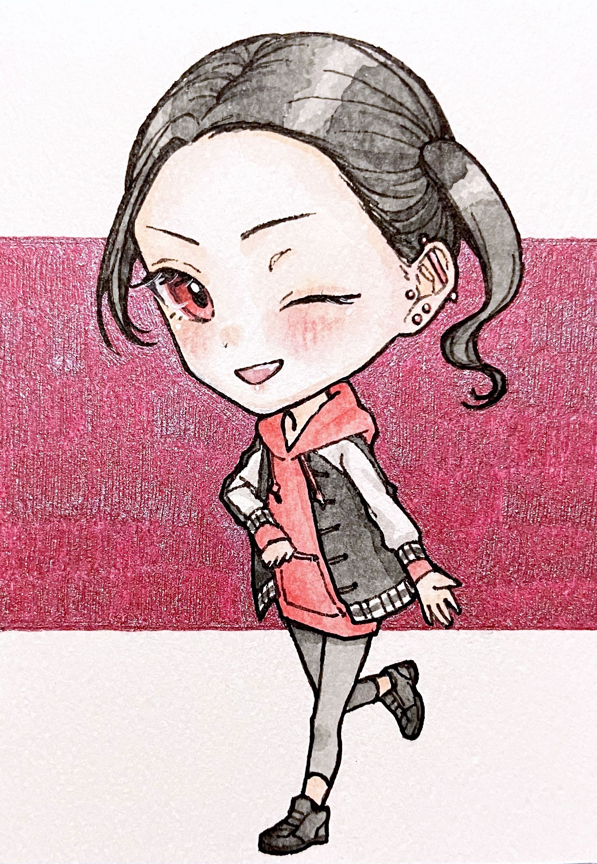 zhuhong ATC3枚 junna - Illustrations ART street