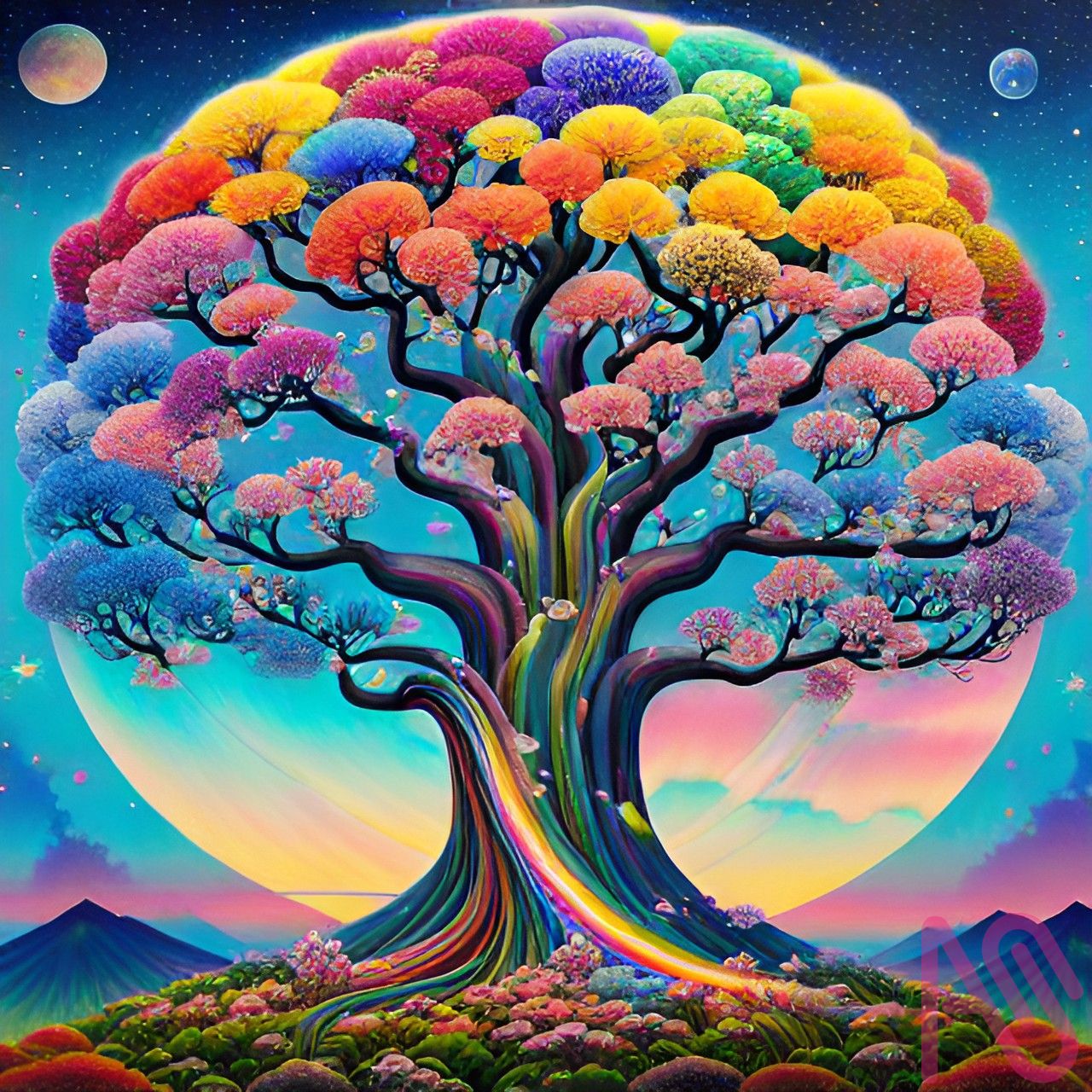 Cosmic Weather Tree#4 xfistor - 插图 ART street