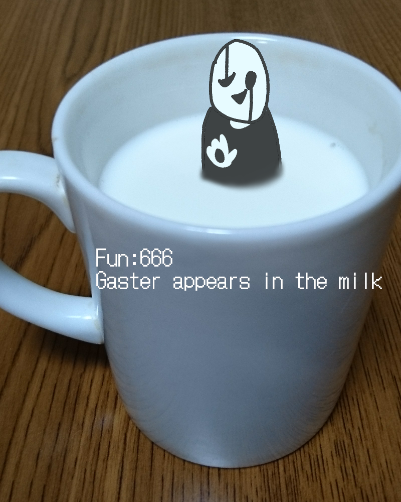 MILK GASTER! Halli - Illustrations ART street