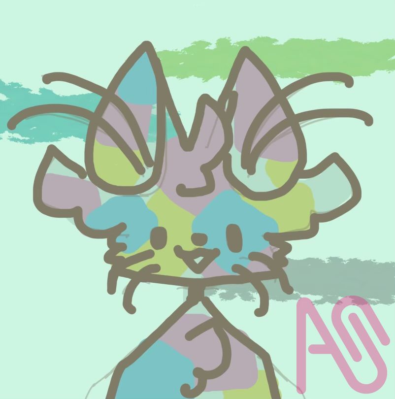 Cute color cat 💕 Sage the fluff - Illustrations ART street