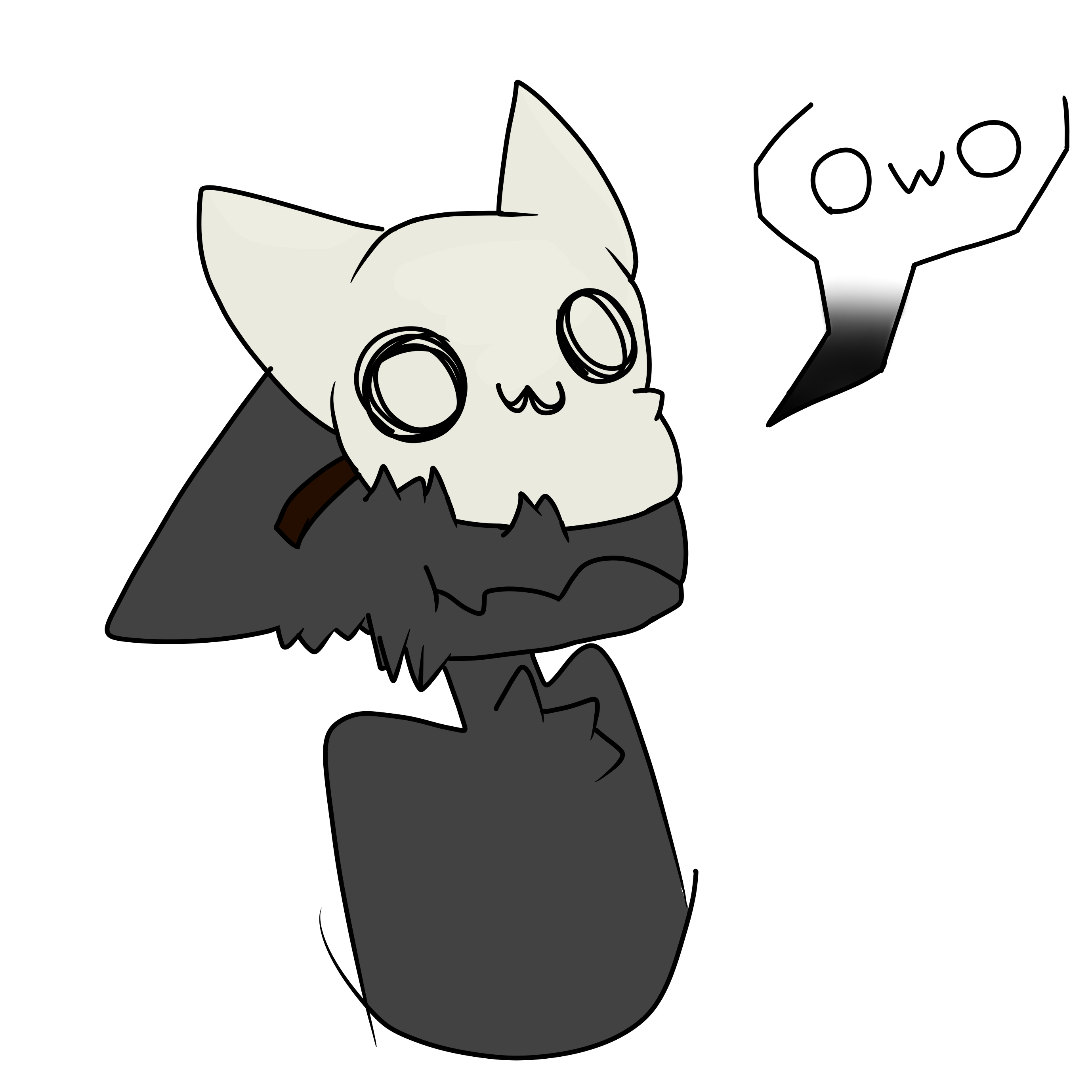 OwO demon Perfect Paper Plate - Illustrations ART street