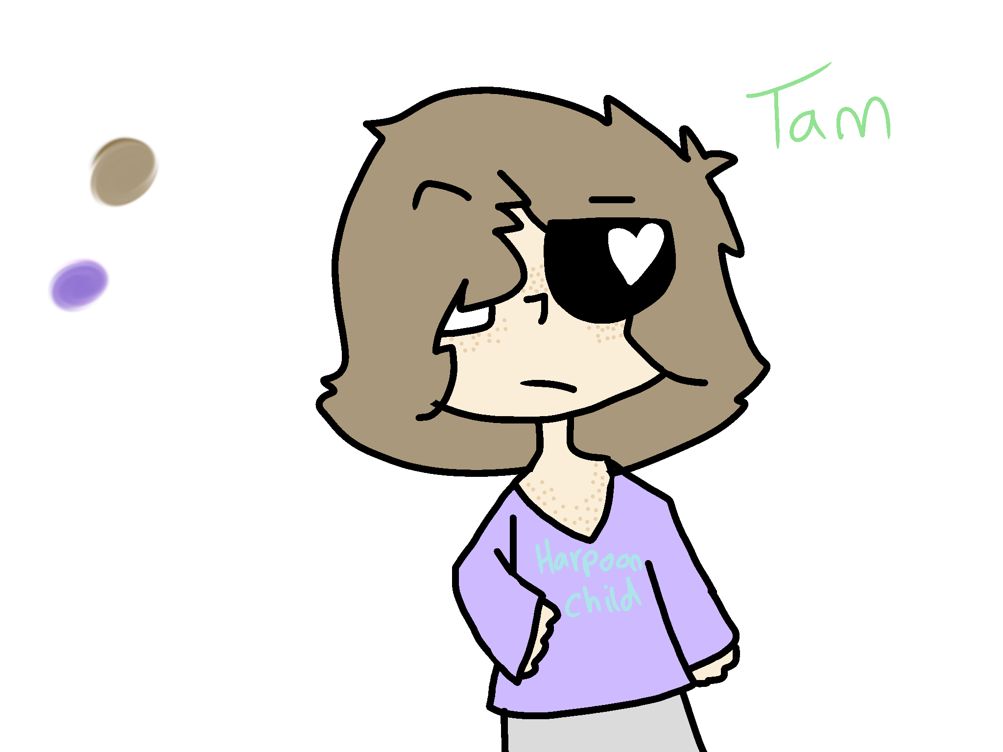 Tam (Tom x Sam ship child ?) 💙the blue child💙 - Illustrations ART street