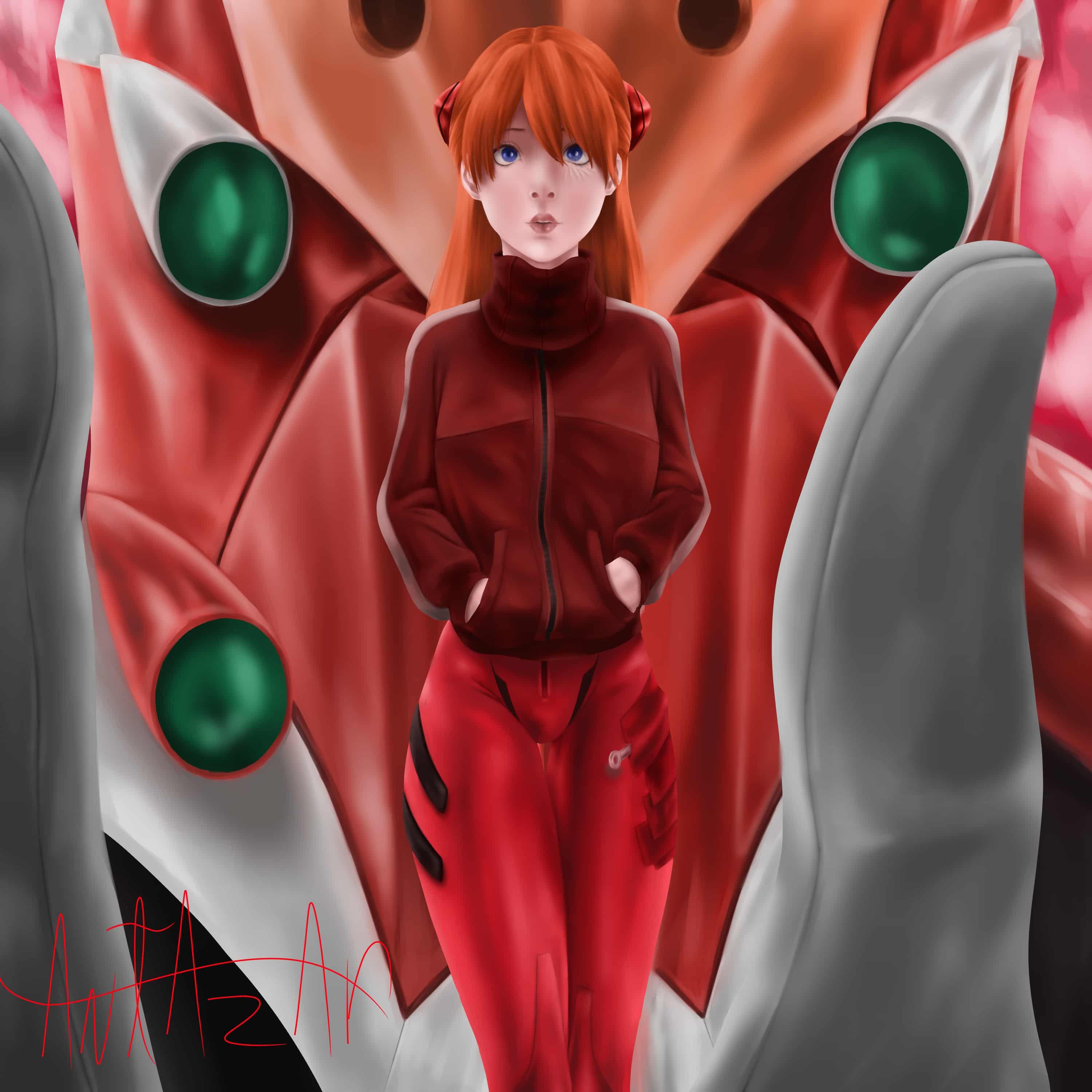 Asuka - Rebuild of evangelion Antazar - 插图 ART street