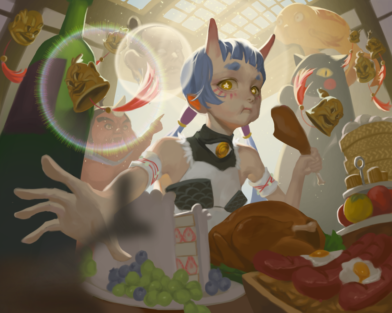 Feast at a Demon's Banquet WUJI - Illustrations ART street