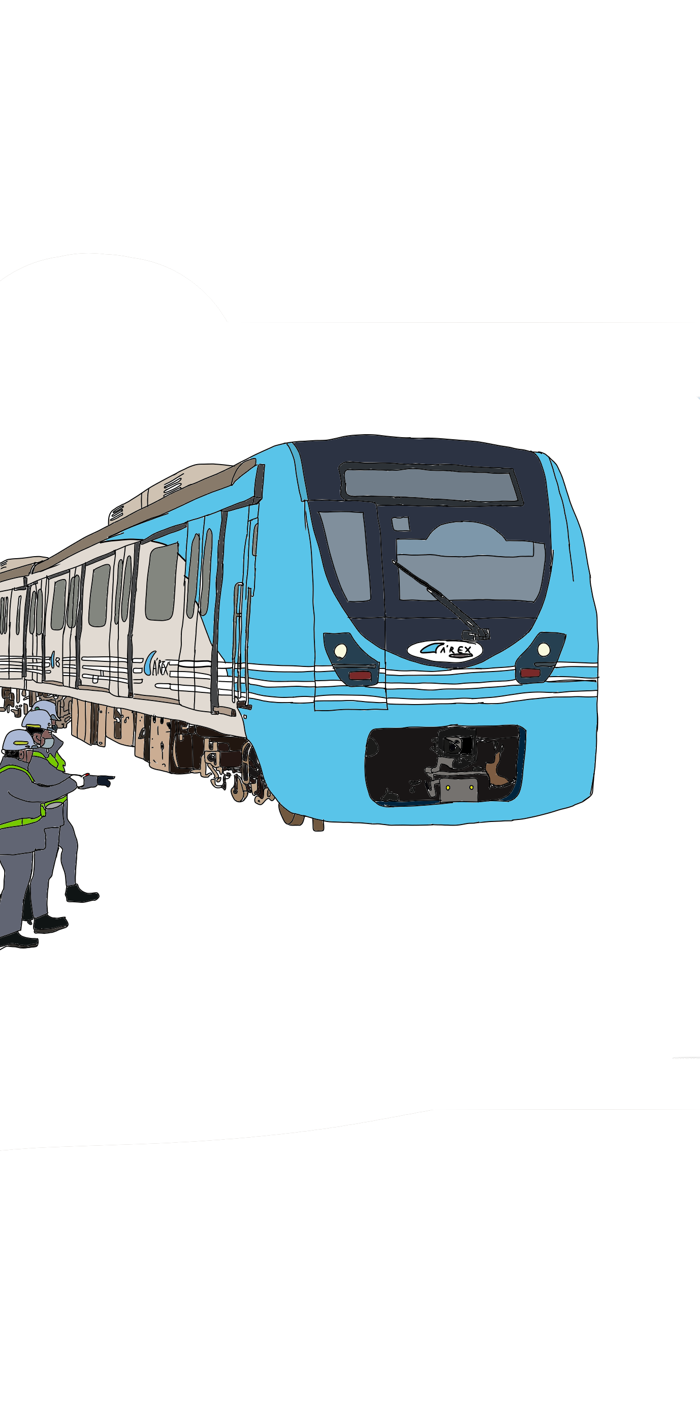 Airport Train YOUTUBE COD - Illustrations ART street