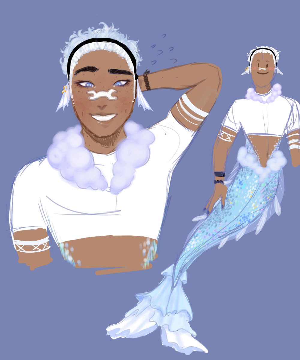 Merman oc kipppy - Illustrations ART street