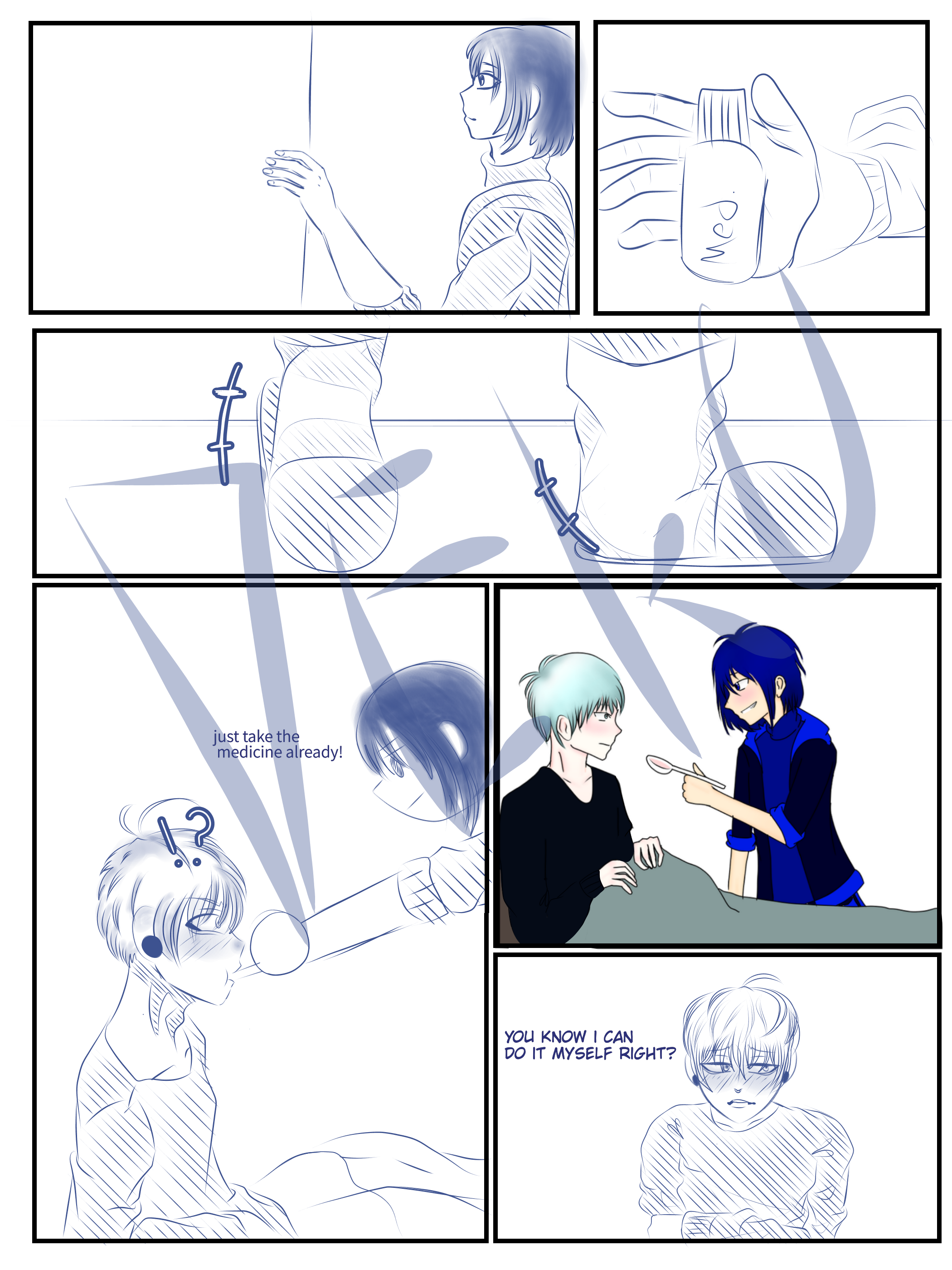 sick day(mini.comic.thing.pt.2) collab with dani Dekuchan_336(crazy ...