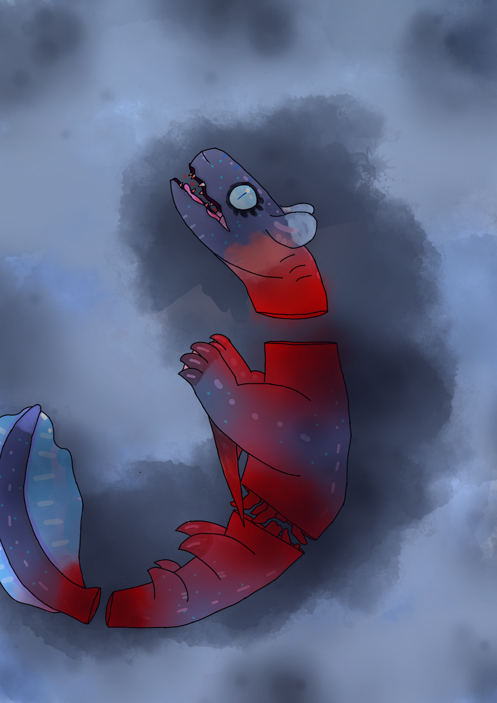 fours =3 (there's blood) random pollito - 插图 ART street