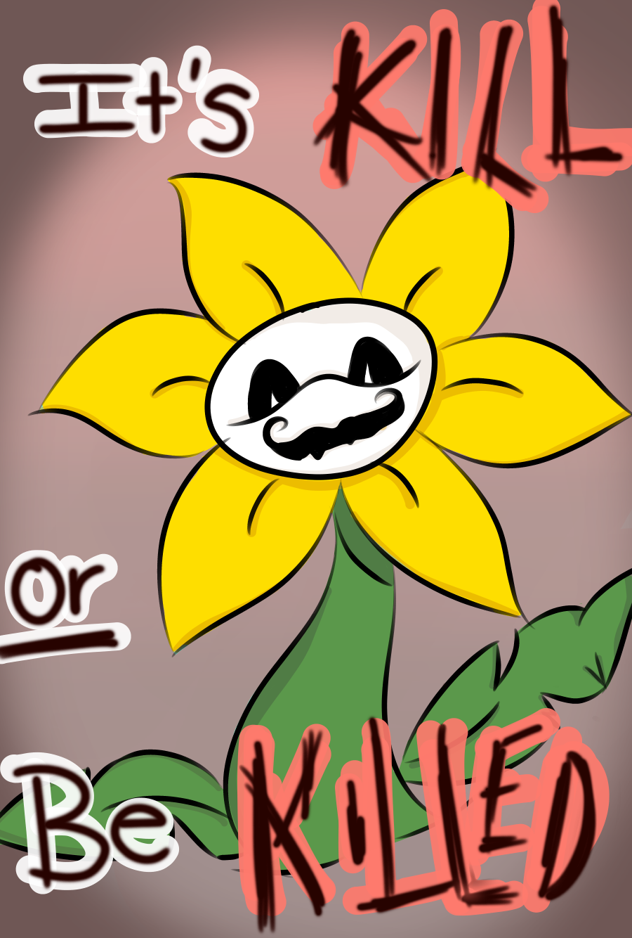 Angry Flowey .-. - 插图 ART street