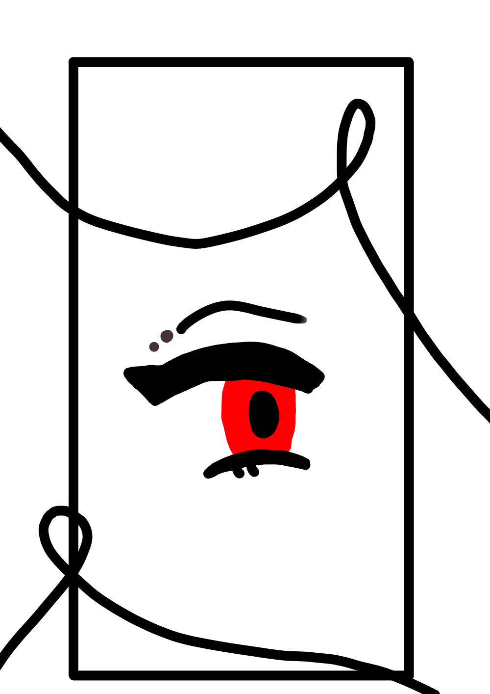 Traced eye [ by tiktoker megan_0076 ] Anon_lolbitxx - Illustrations ART ...