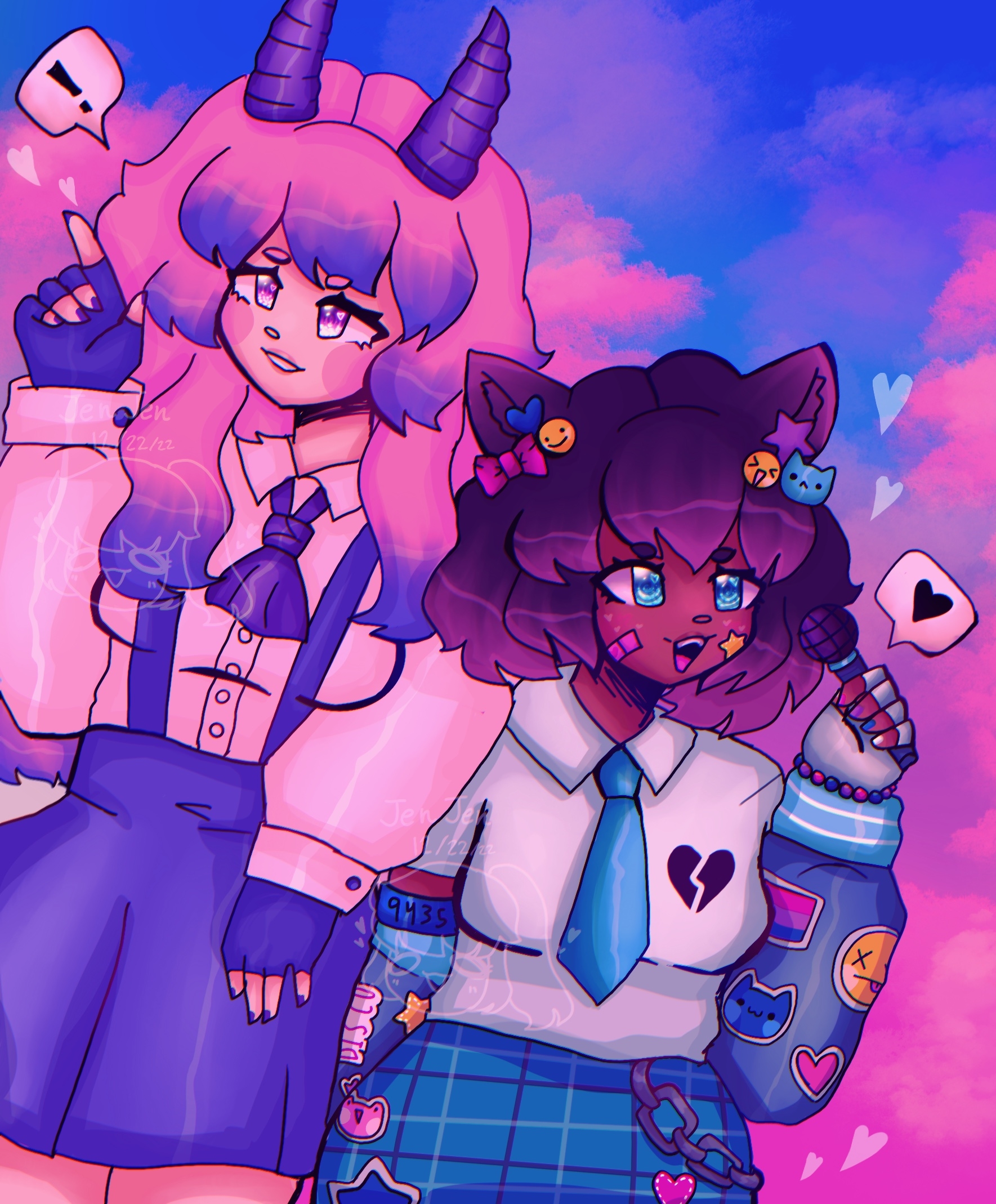 💗💜💙 Jen Jen - Illustrations ART street