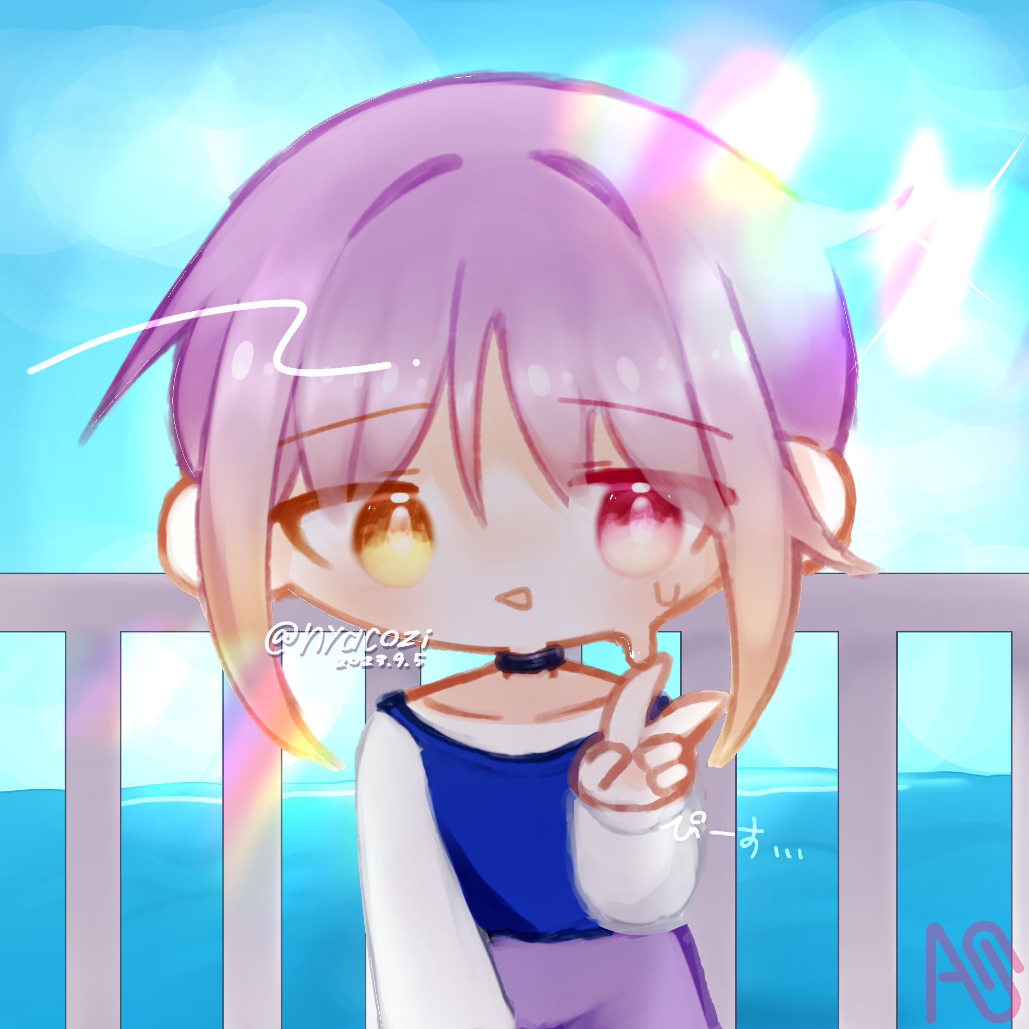 【クリップスタジオペイント】ぴーす… nyacozi #🎴🌙 - Illustrations ART street