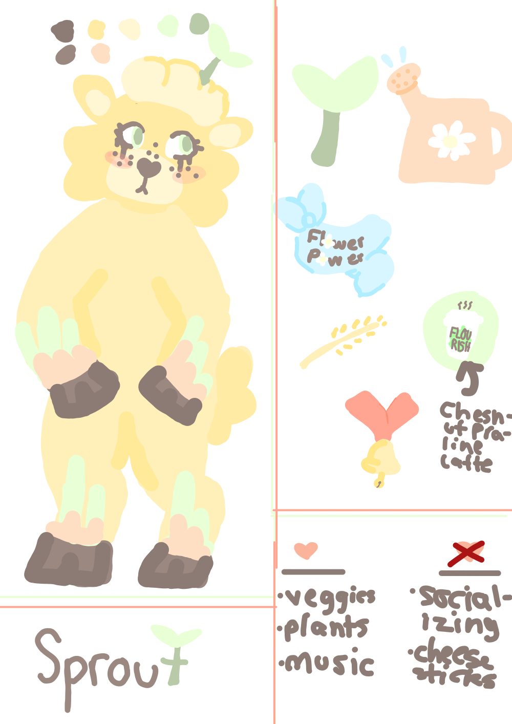 🌱Sprout Ref💚 🌱Sprout🌱 - Illustrations ART street