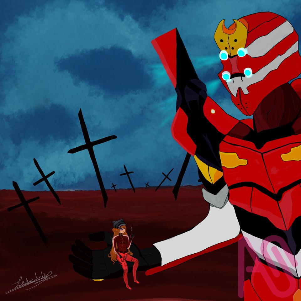 Asuka after the impact LeducDelight - Illustrations ART street