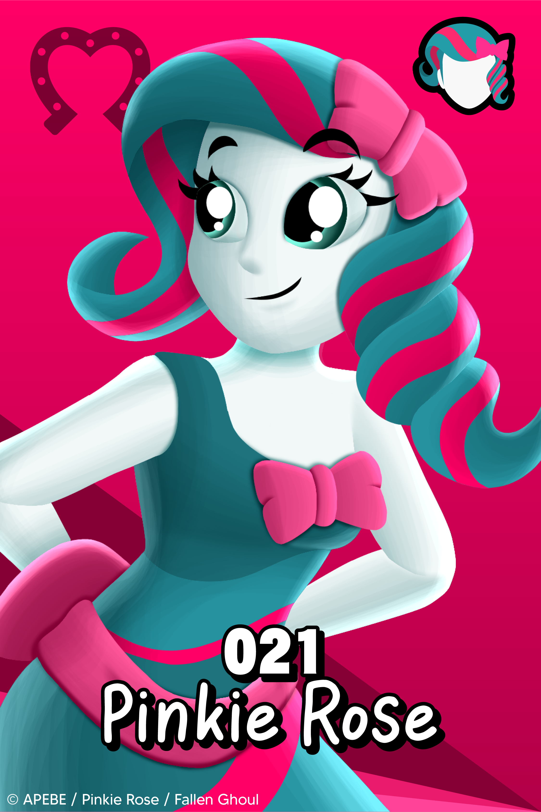 021: Pinkie Rose (My Little Pony). APEBE - Illustrations ART street