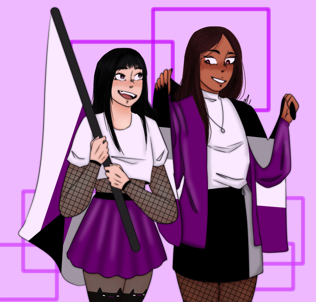 Ace/demi sexual Pride M.I - 插图 ART street