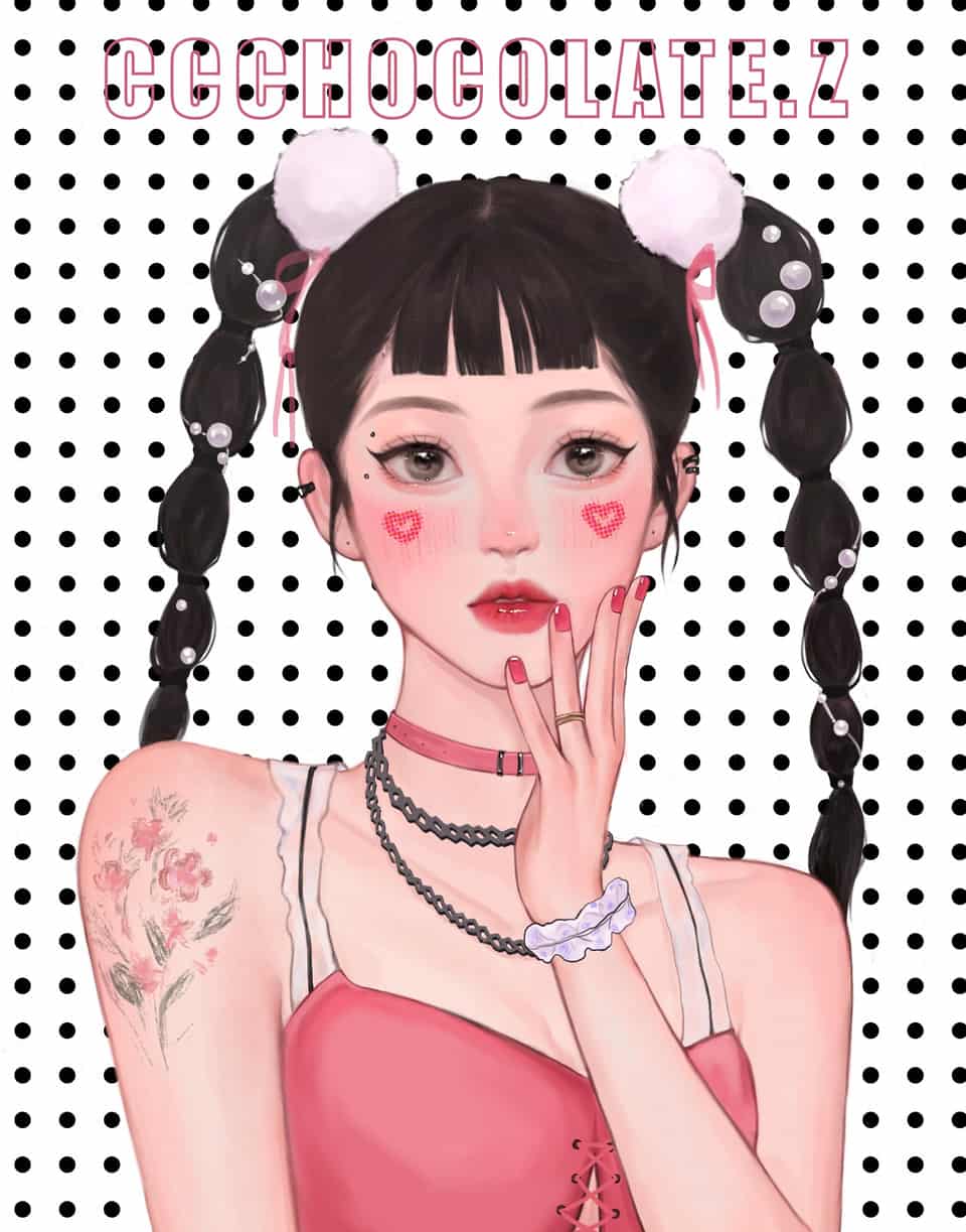 女孩 CCchocolate'z - Illustrations ART street