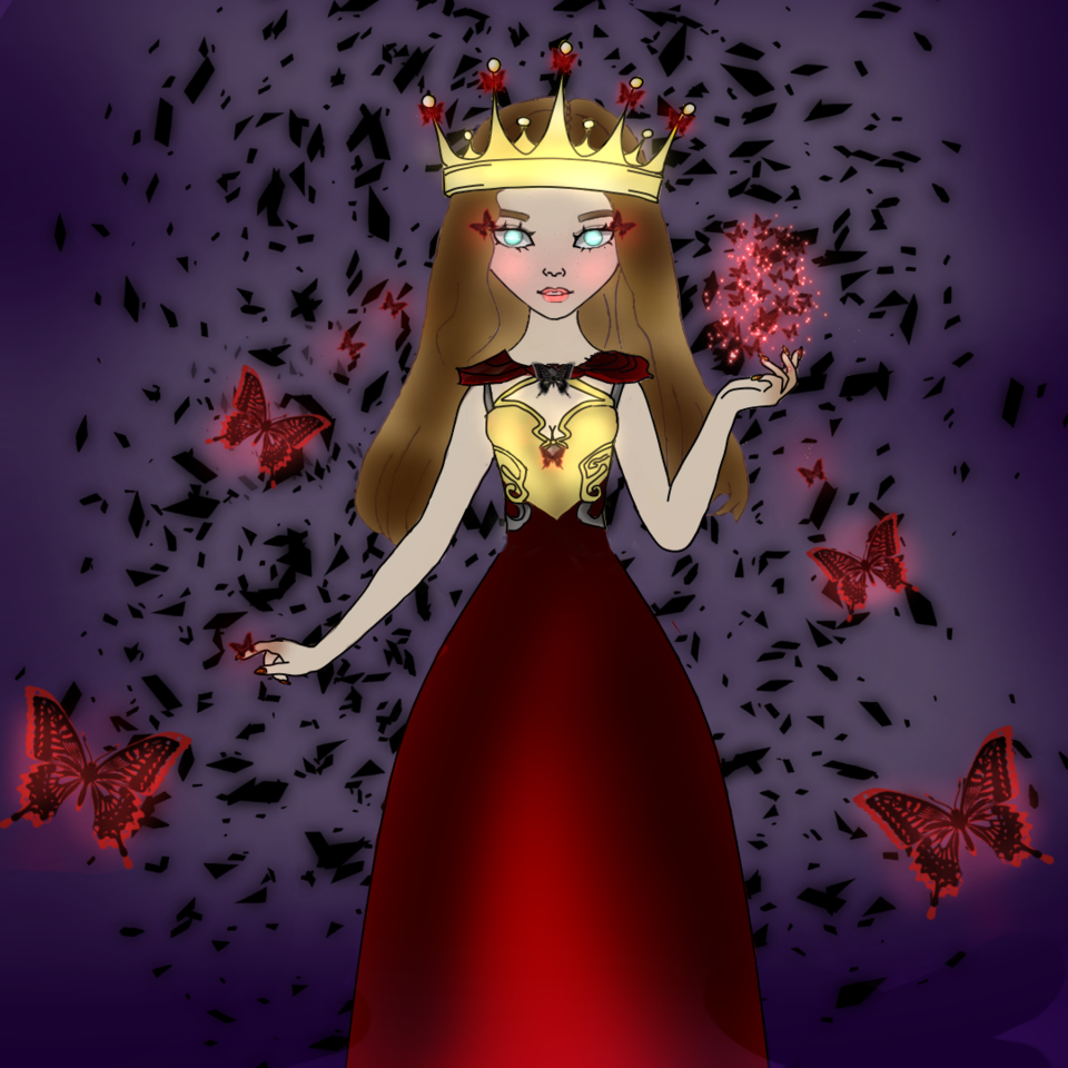 evil butterfly queen👿🔱 stephany - 插图 ART street