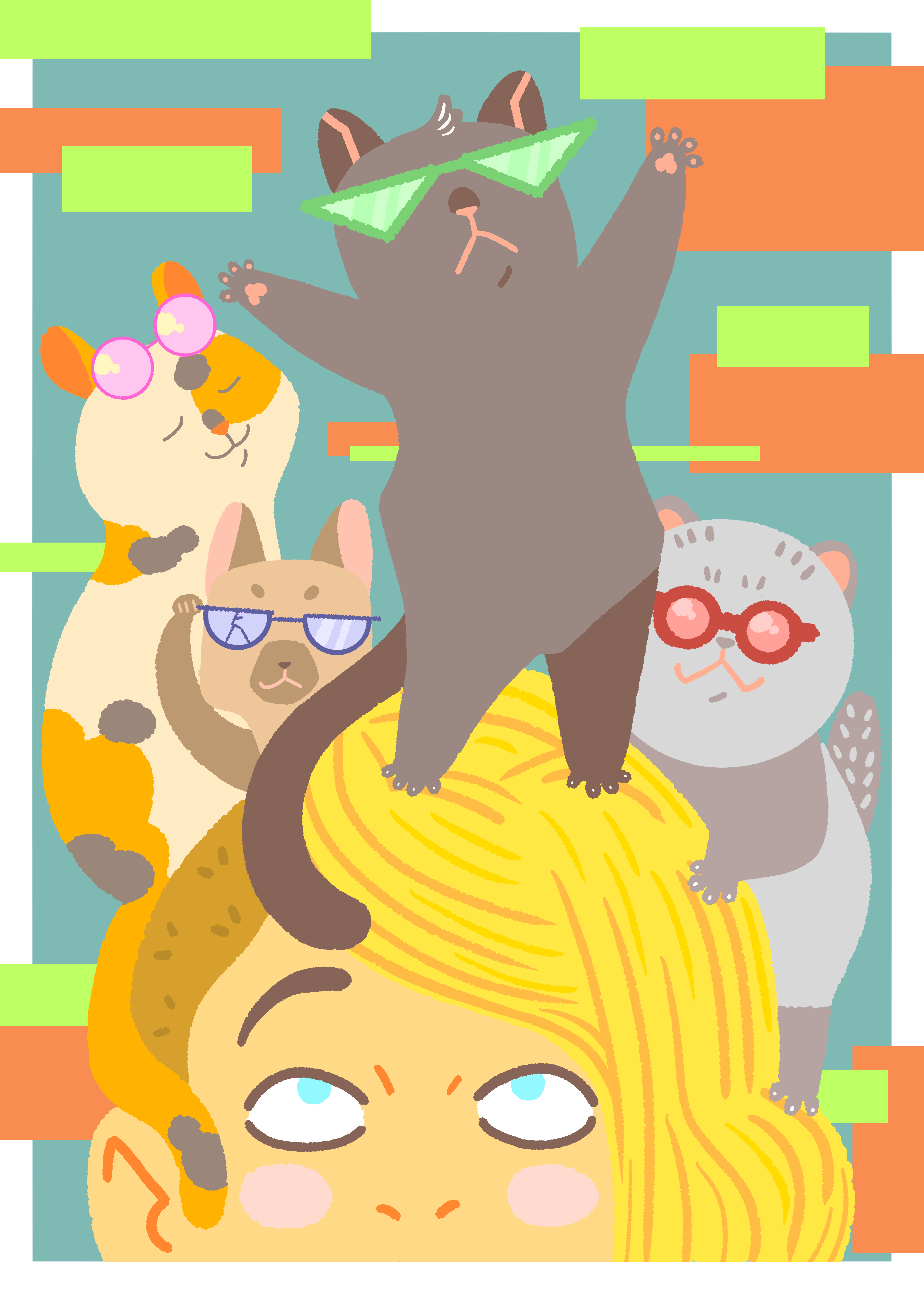 Kool kats CubPurt - Illustrations ART street