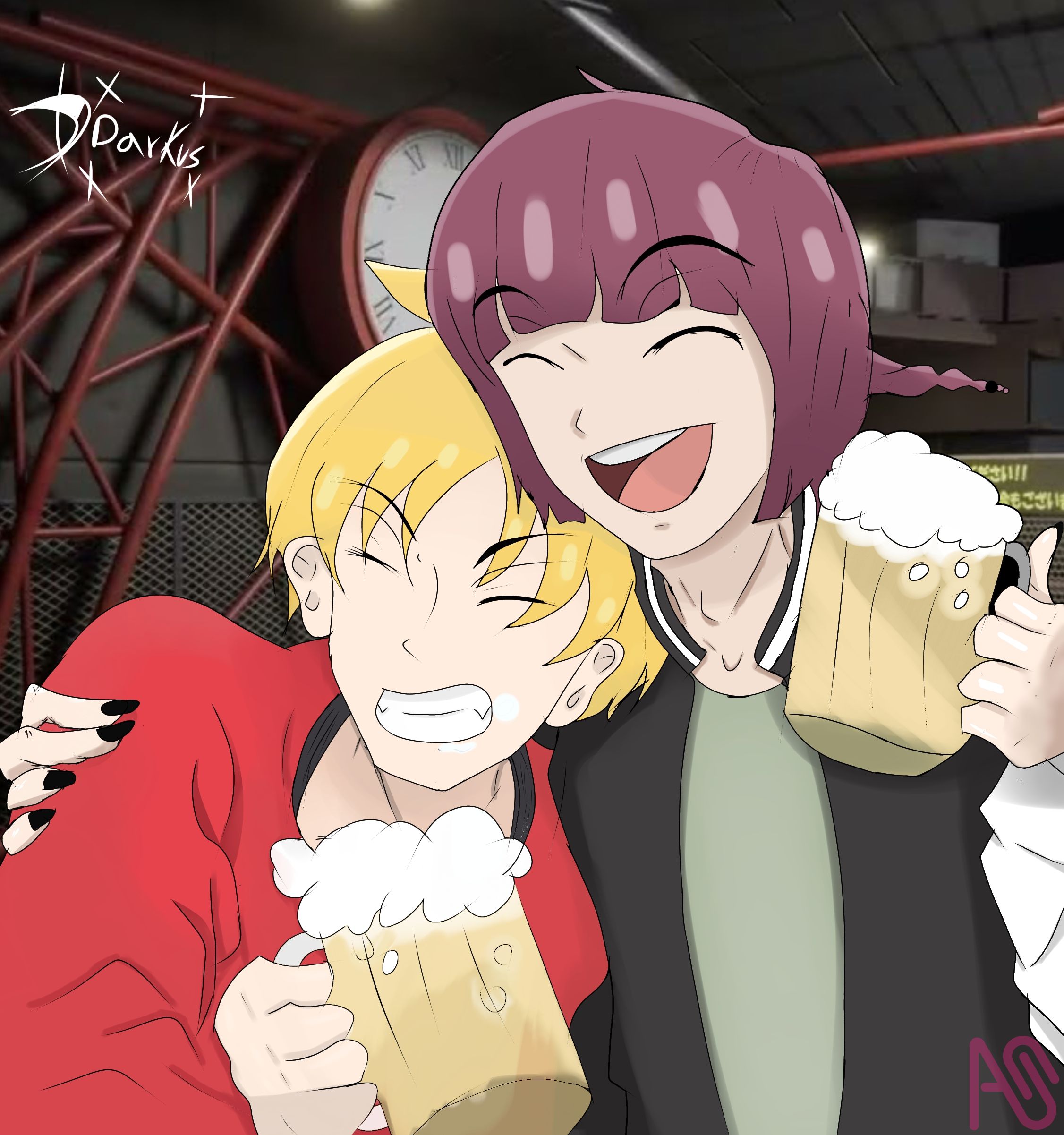 Kikuri and Ijichi in its male versions NEST83 - Illustrations ART street