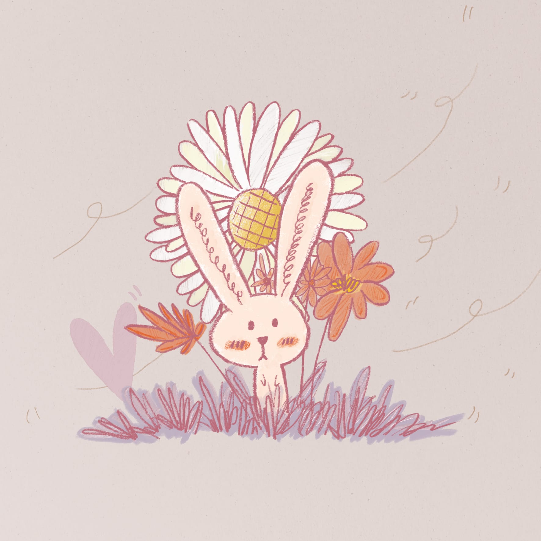 Sunny rabbit Cute studio - Illustrations ART street