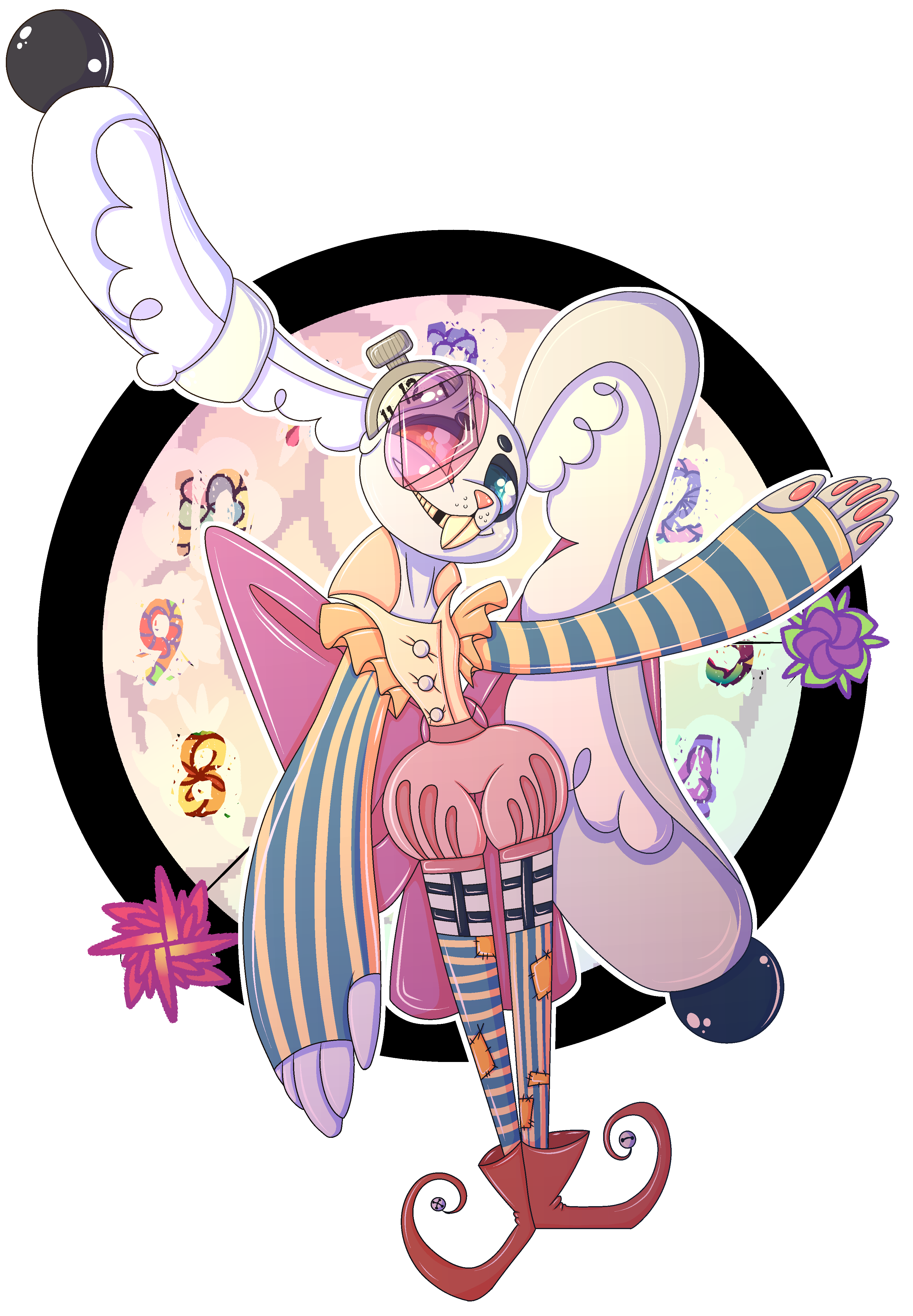 White Rabbit - Alice in Wonderland GlitchyArtist0406 - 插图 ART street