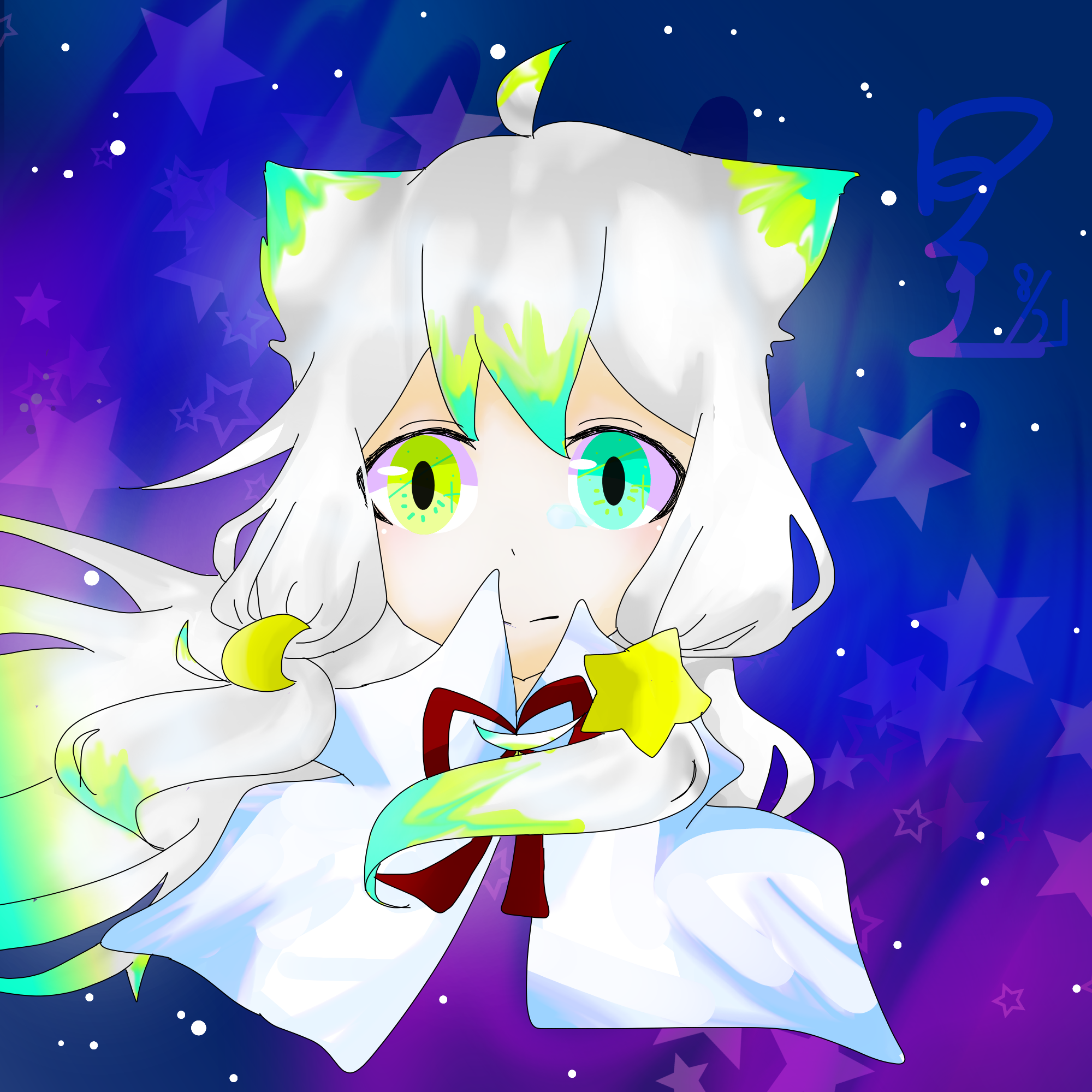 鼠繪UWU(雖然不是用這個程式W 星Star - Illustrations ART street