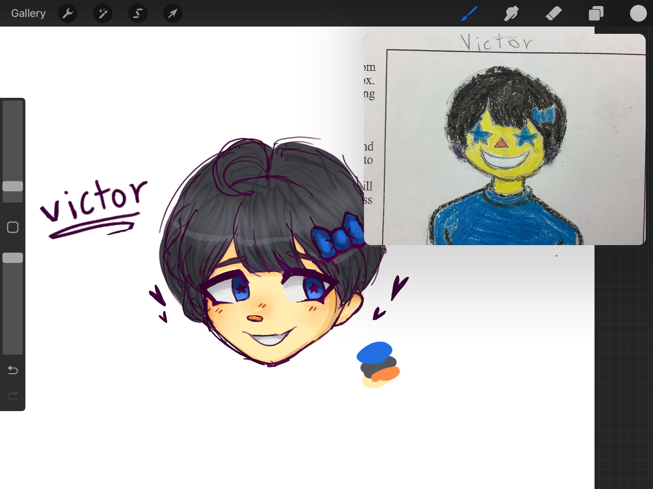 Victor 🩵 Jen Jen - Illustrations ART street