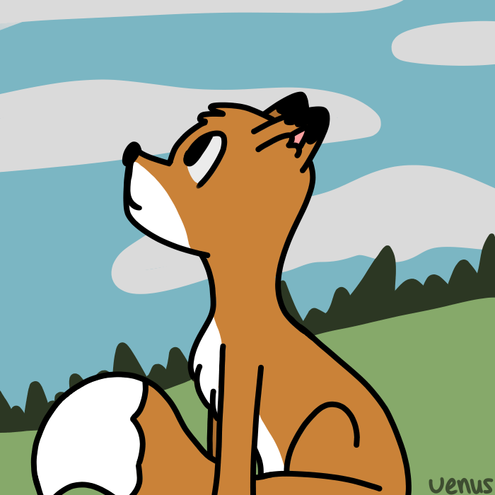 small fox doodle for my sister uwu kiwii-dates - Illustrations ART street