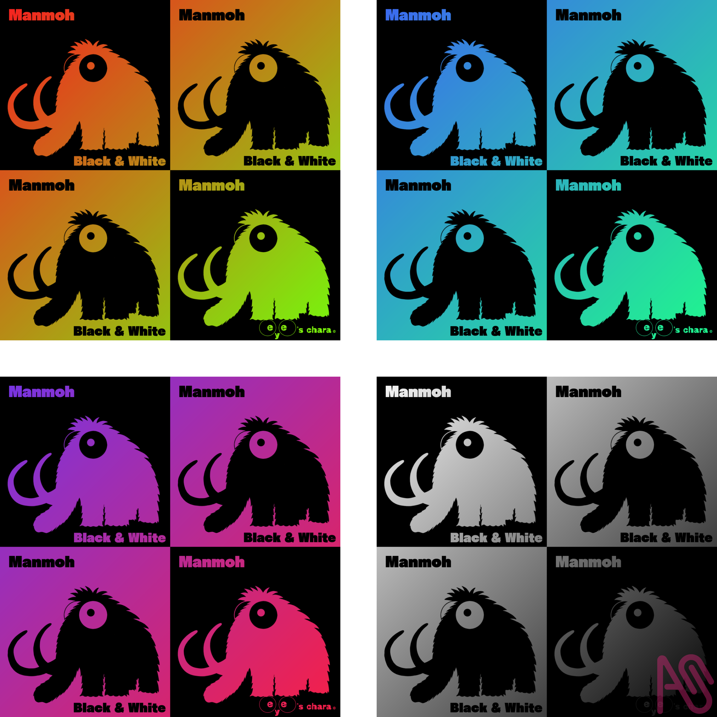 eye's mode color No.109【Manmoh】 feat.Dino ケンチン - Illustrations ART street