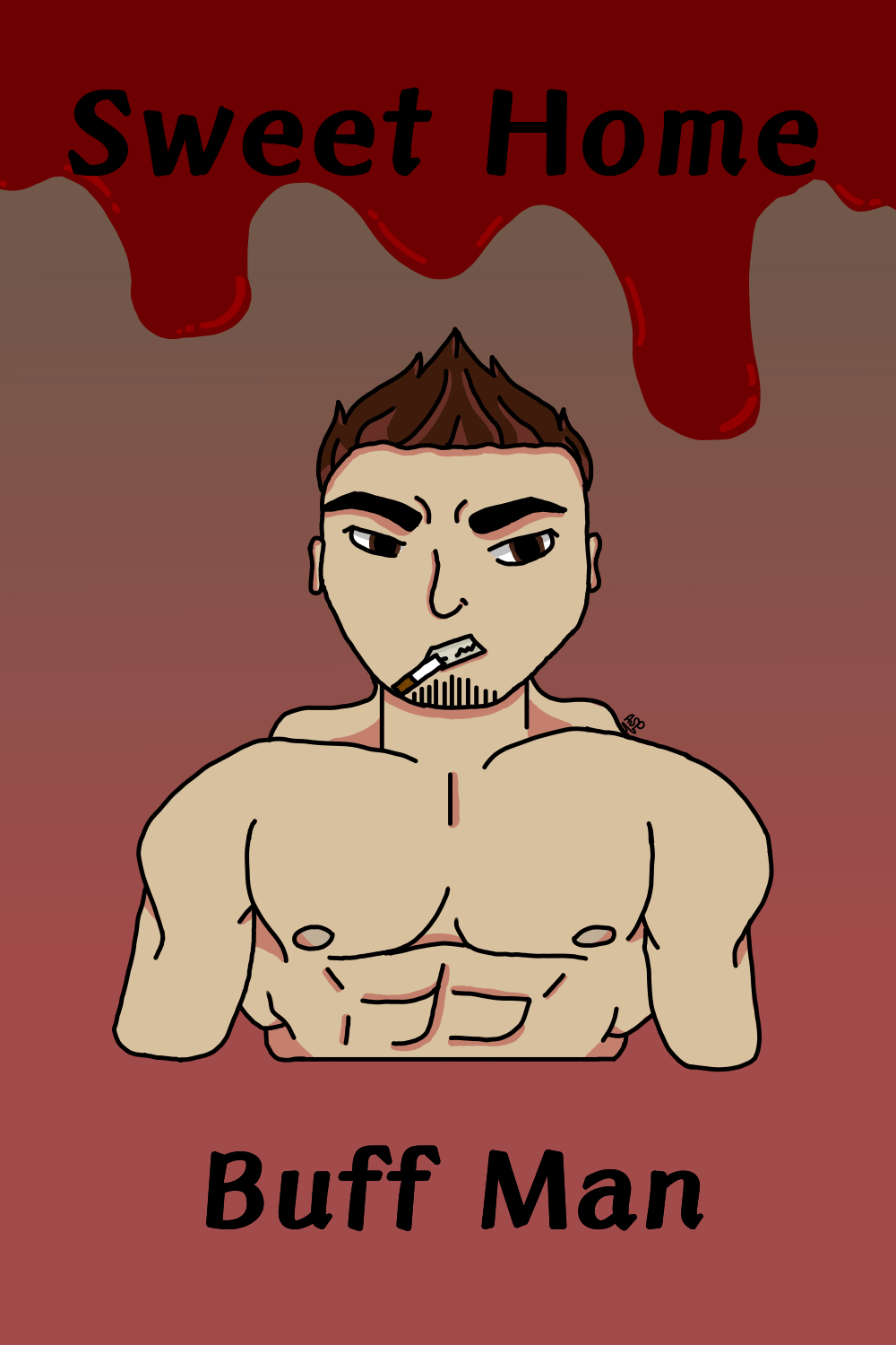 Sweet Home: Buff Man | Fanart LunarBagel15 - Illustrations ART street