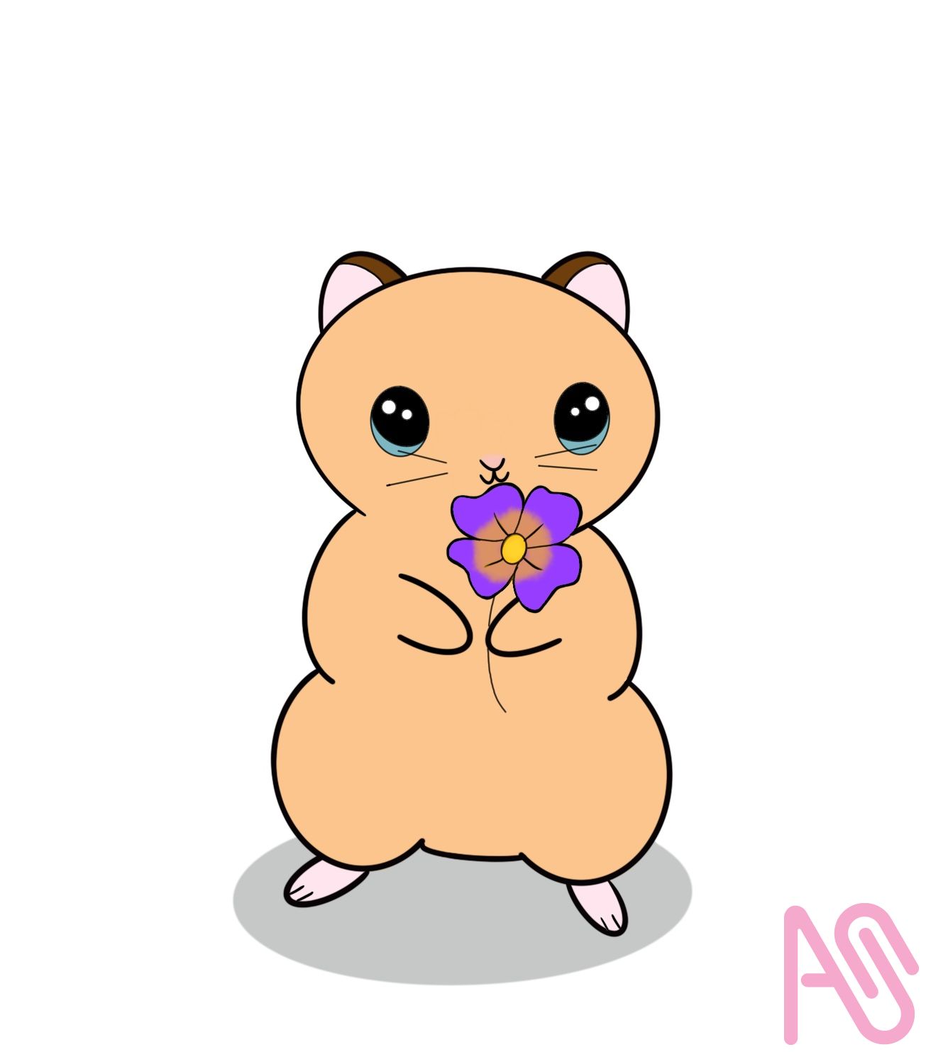 Lilac the hamster RadArt - Illustrations ART street