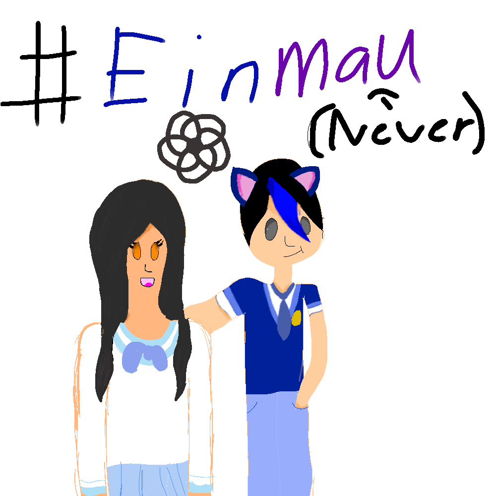 #einmau will never happen Blue anime19YT - Illustrations ART street