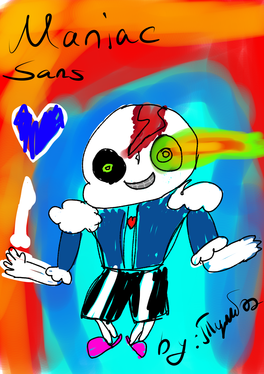 maniac sans au (first try be gentle please) Tumenbayar - 插图 ART street