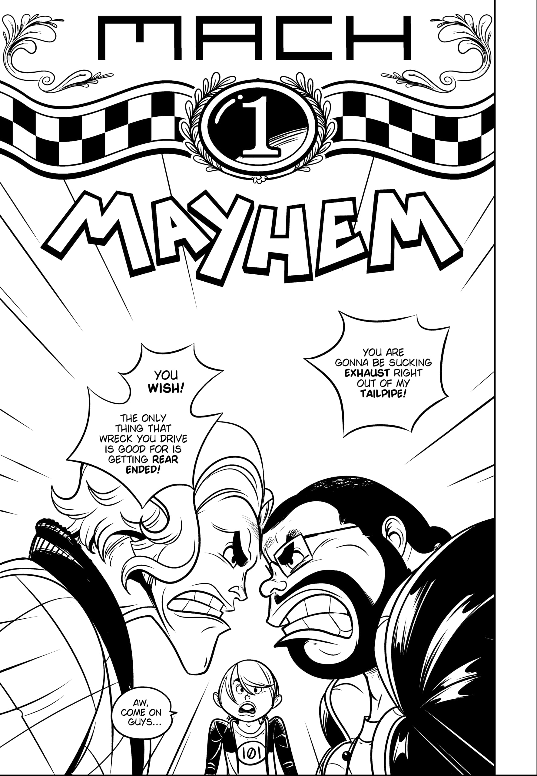 Mach 1 Mayhem | MANGA Plus Creators by SHUEISHA